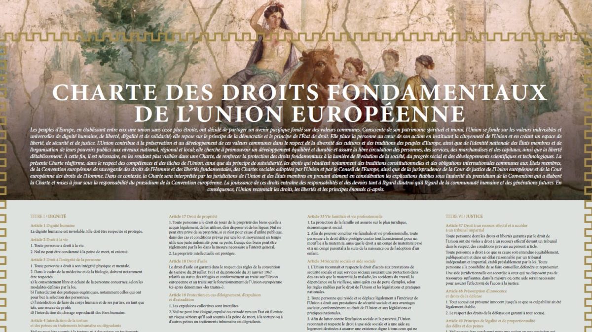 Charte des Droits fondamentaux de l'Union européenne - Bienvenue sur le ...